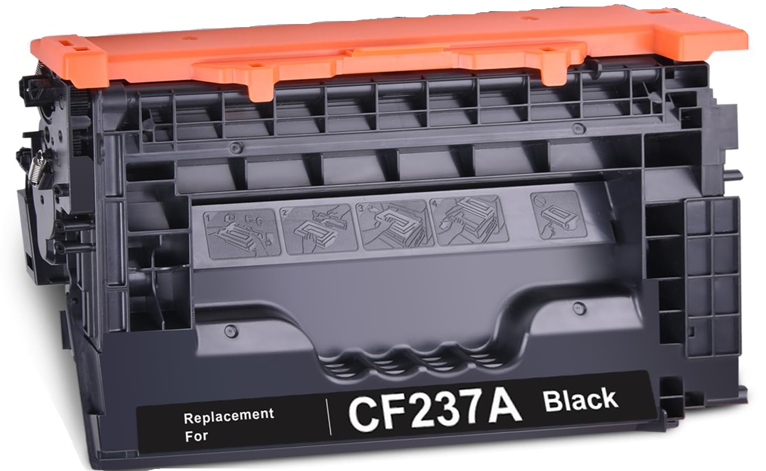 Compatible Black Toner Cartridge Replacement for CF237A 37A HP37A ...